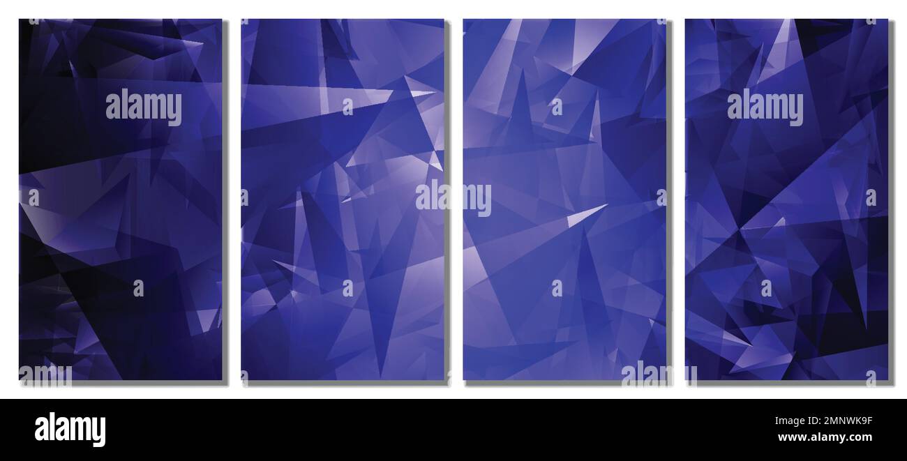 Abstract blue triangles background. Vector design illustration Stock Vector Image & Art - Alamy