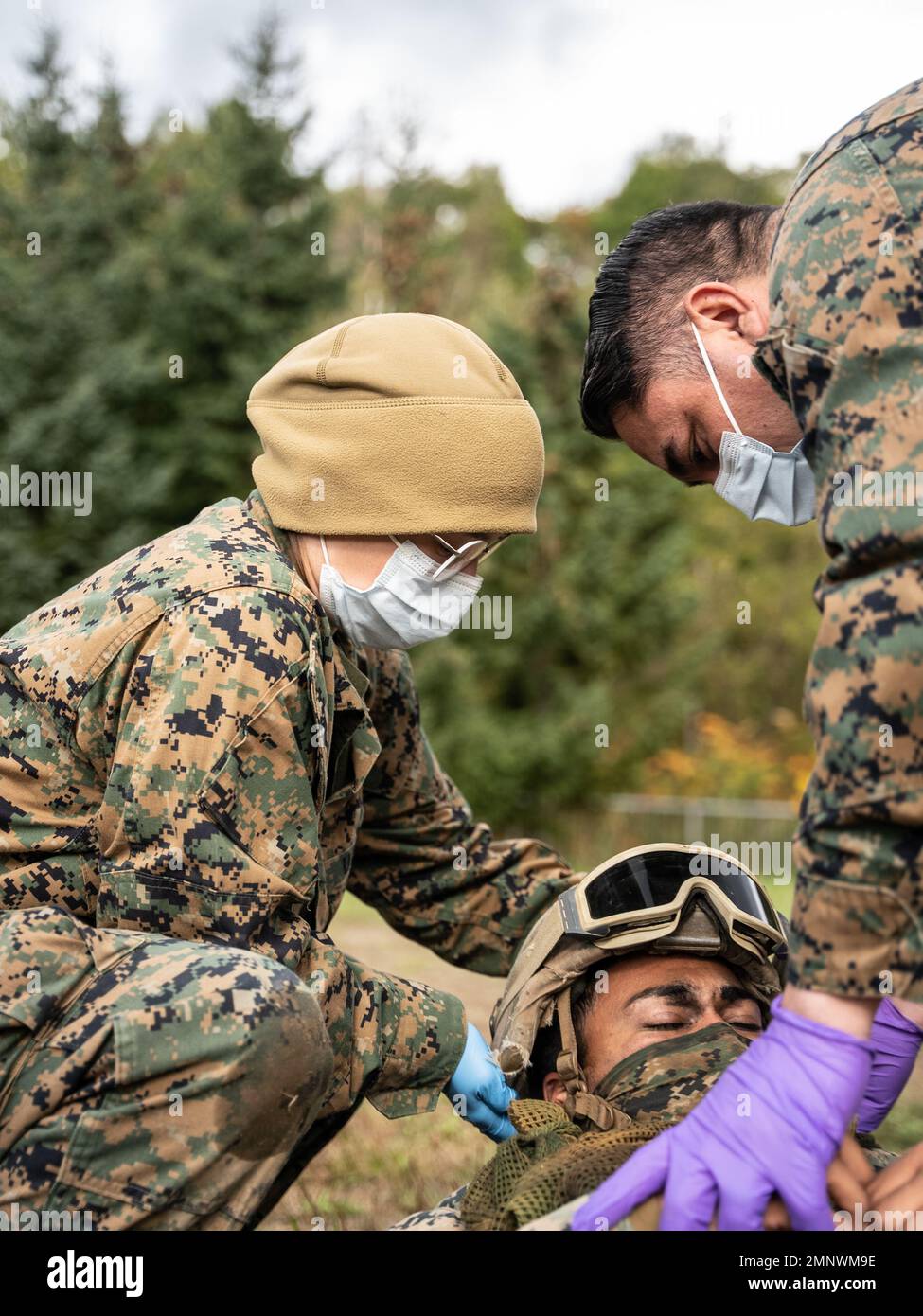 U.S. Navy Petty Officer Third Class Sarah Sharples, a corpsman with 3d ...