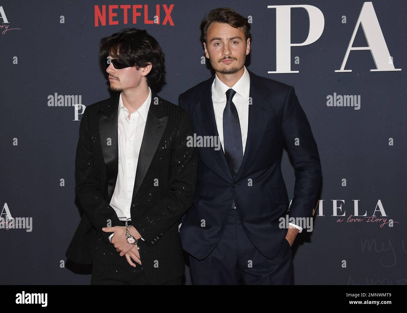 Los Angeles, USA. 30th Jan, 2023. (L-R) Dylan Jagger Lee and Brandon ...