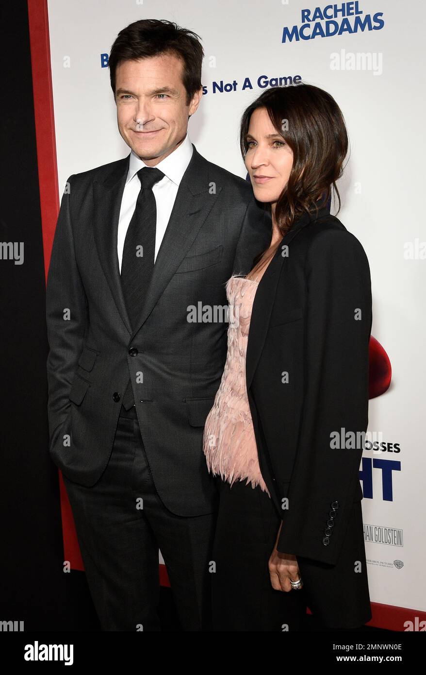 Jason Bateman, left, and Amanda Anka arrive at the world premiere of ...