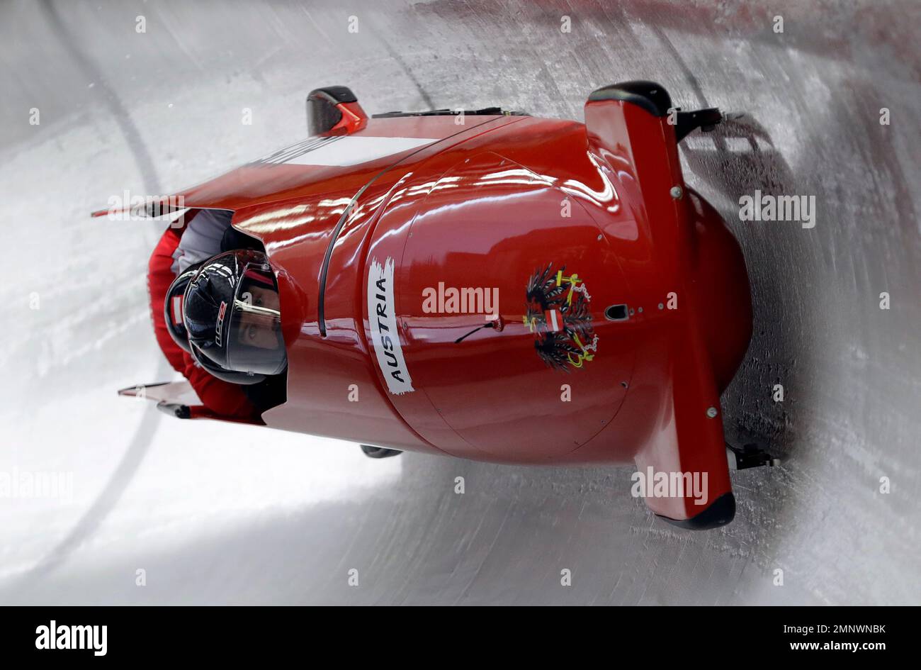 Driver Benjamin Maier, Kilian Walch, Danut Ion Moldovan and Markus ...