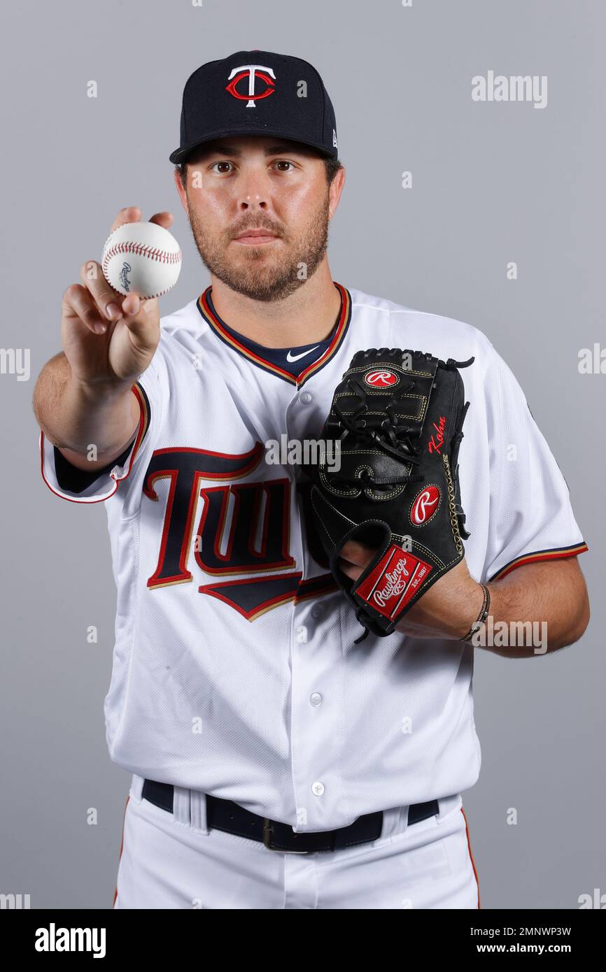 This is a 2018 photo of Michael Kohn of the Minnesota Twins baseball ...