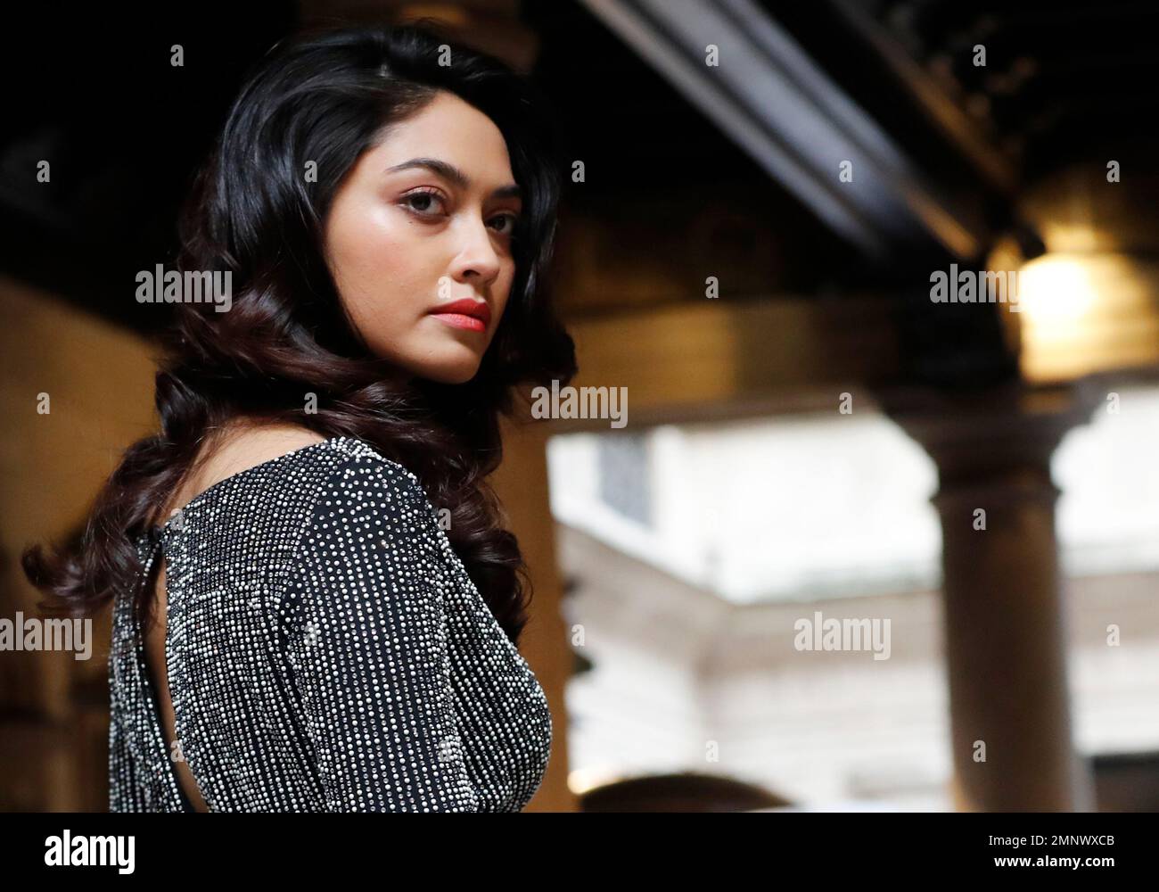 Model Ambra Battilana Gutierrez wears a creation for Rocco Barocco ...