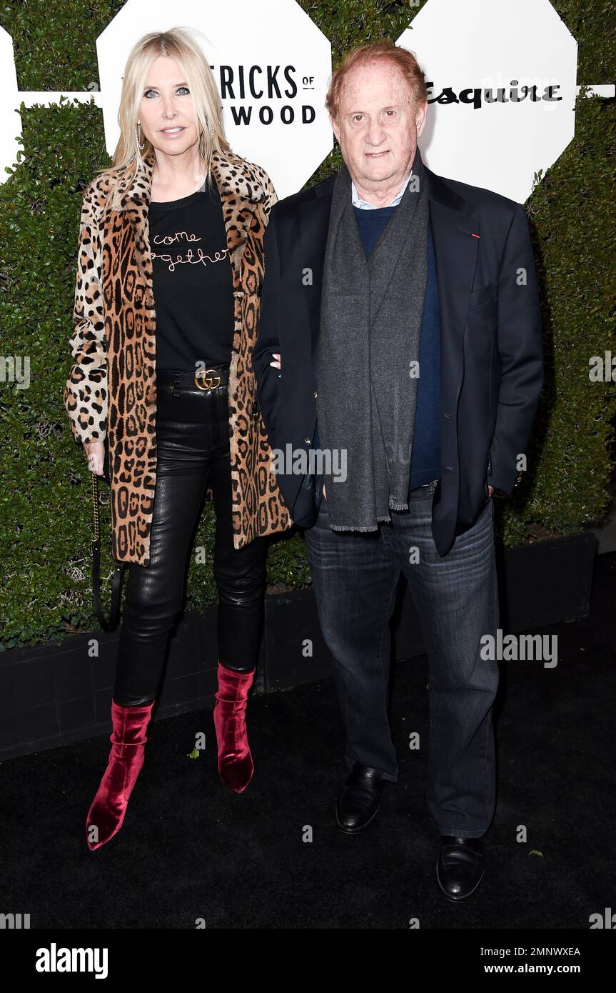 Irena Ferris, left, and Mike Medavoy attend the 2018 Esquire "Mavericks ...