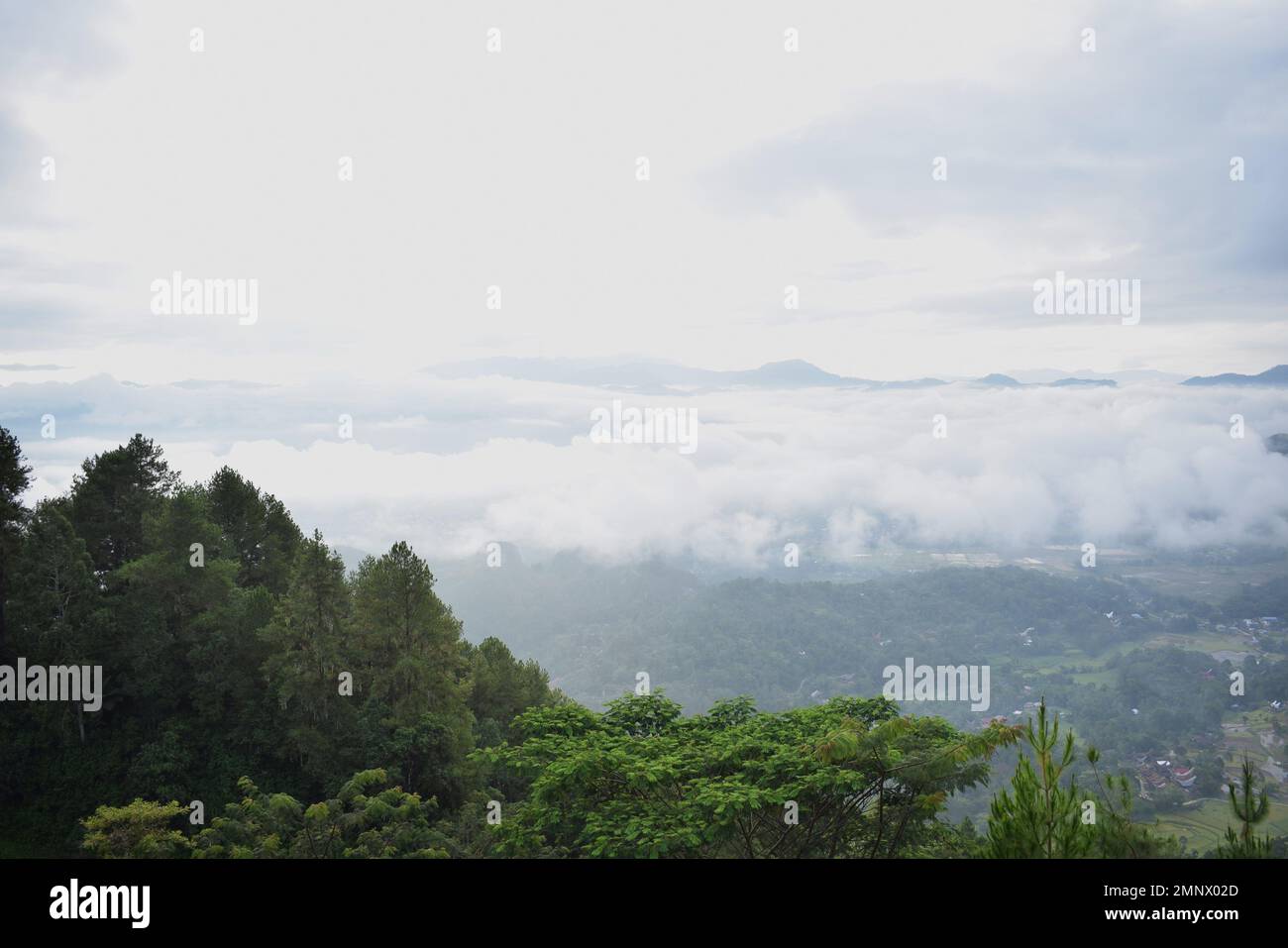 View of the Land above the Clouds (village above the Clouds) Lolai ...