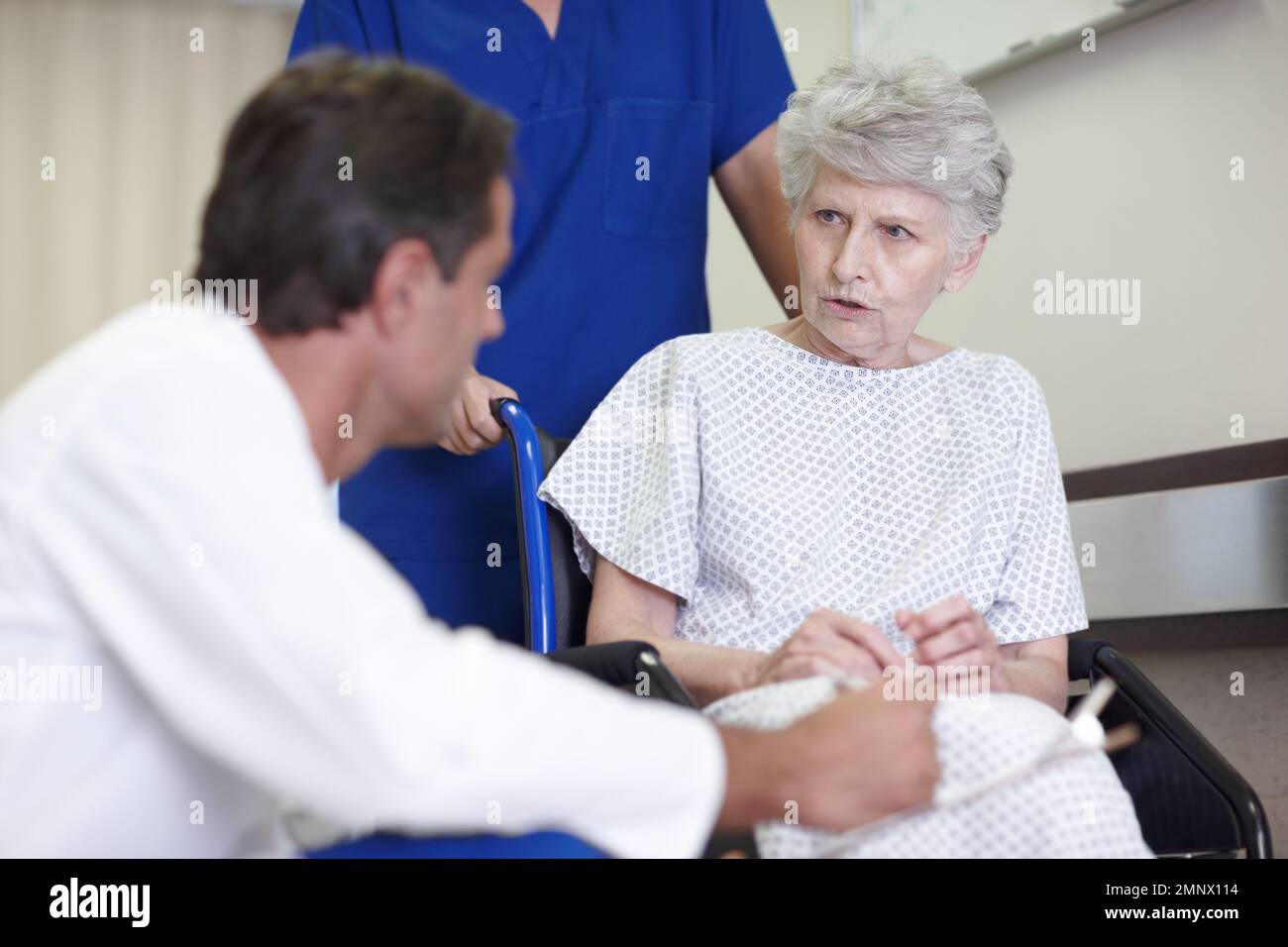 Patient saying no medical treatment hi-res stock photography and images ...