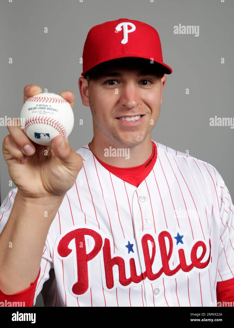 This is a 2018 photo of Jerad Eickhoff of the Philadelphia Phillies baseball team. This image ...
