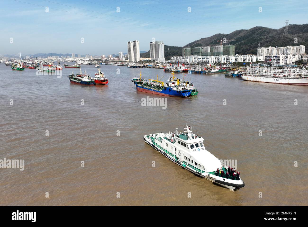 ZHOUSHAN, CHINA - JANUARY 31, 2023 - Coastal Defense and anti-smuggling ...