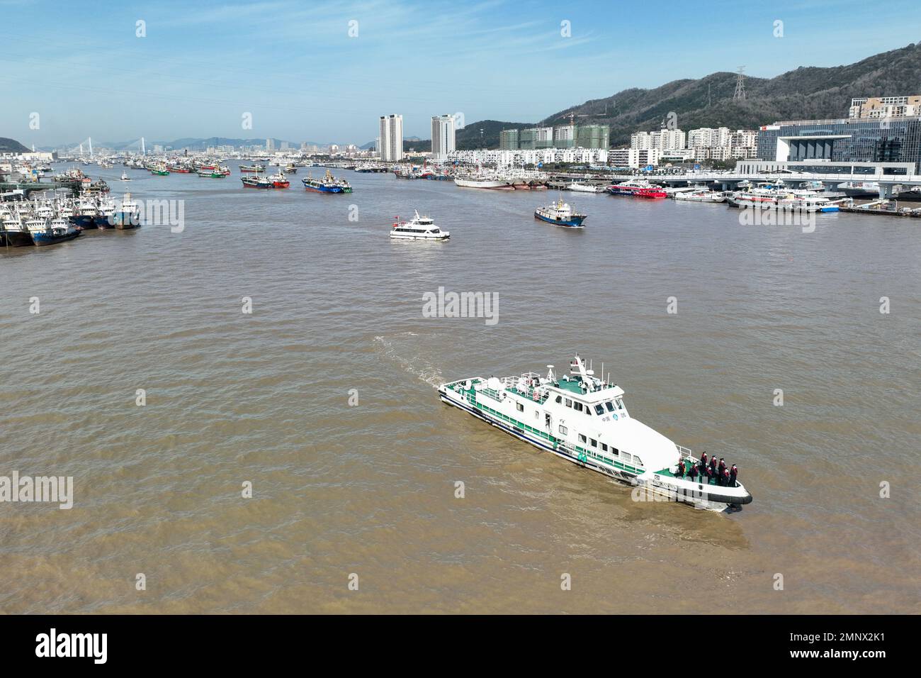 ZHOUSHAN, CHINA - JANUARY 31, 2023 - Coastal Defense and anti-smuggling ...