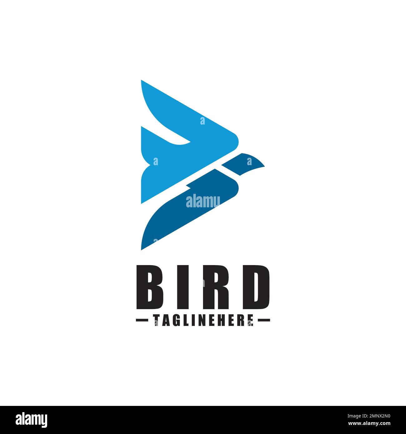 Bird with letter b logo Cut Out Stock Images & Pictures - Alamy