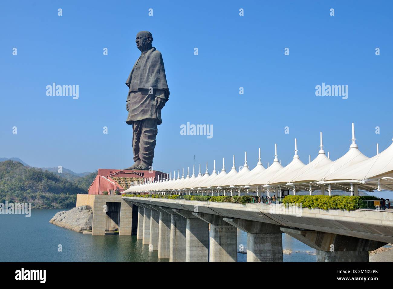 Statue Of Unity, colossal statue of Vallabhbhai Patel, tallest statue in the world, located in ...