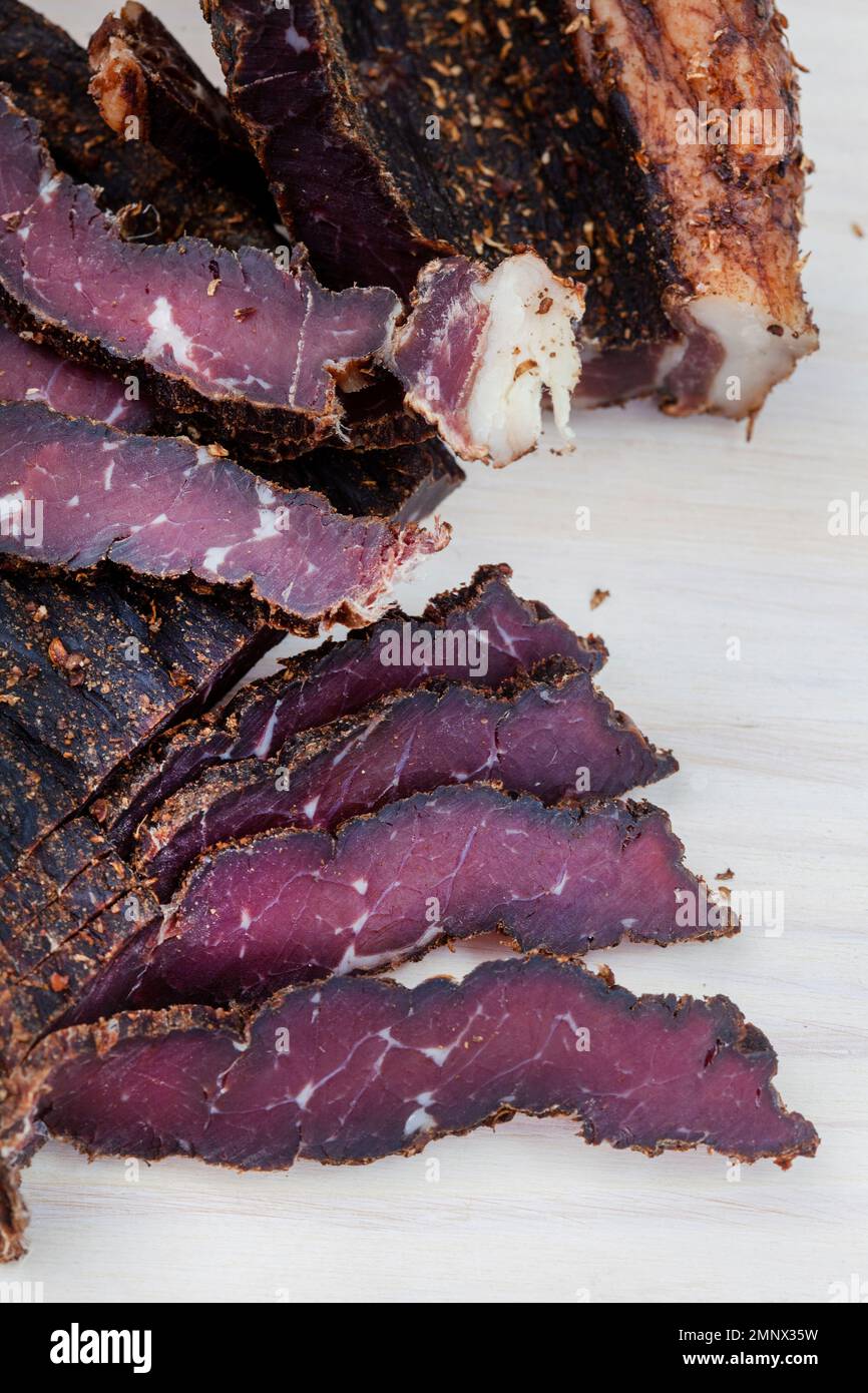 Eating biltong hi-res stock photography and images - Alamy