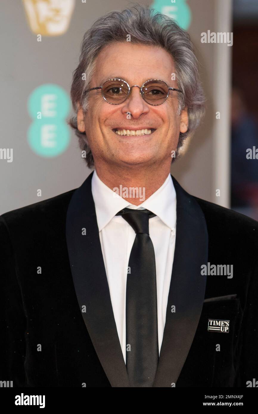 Sound editor Mark Mangini poses for photographers upon arrival at the ...