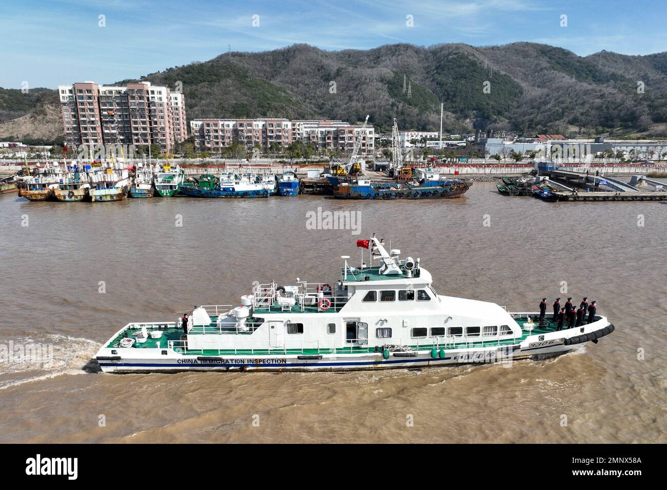 ZHOUSHAN, CHINA - JANUARY 31, 2023 - Coastal Defense and anti-smuggling ...