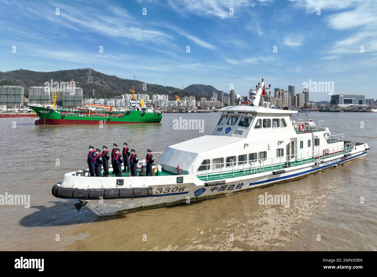 ZHOUSHAN, CHINA - JANUARY 31, 2023 - Coastal Defense and anti-smuggling ...