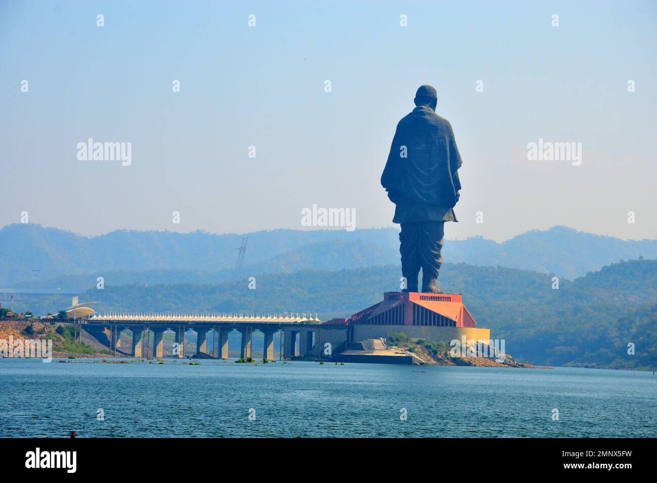 Statue Of Unity, colossal statue of Vallabhbhai Patel, tallest statue in the world, located in ...