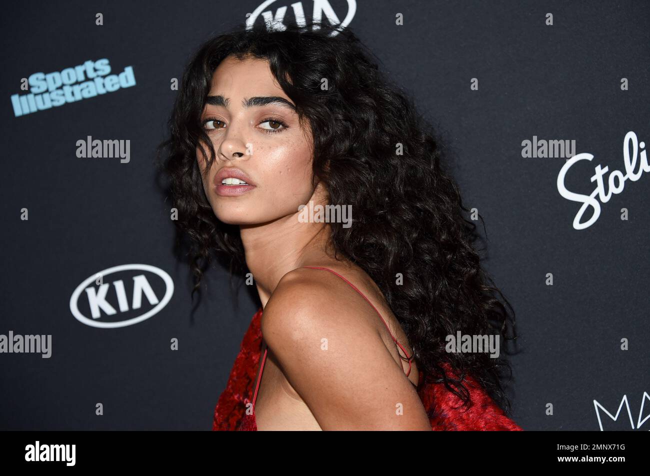 Raven Lyn attends the 2018 Sports Illustrated Swimsuit Issue launch ...