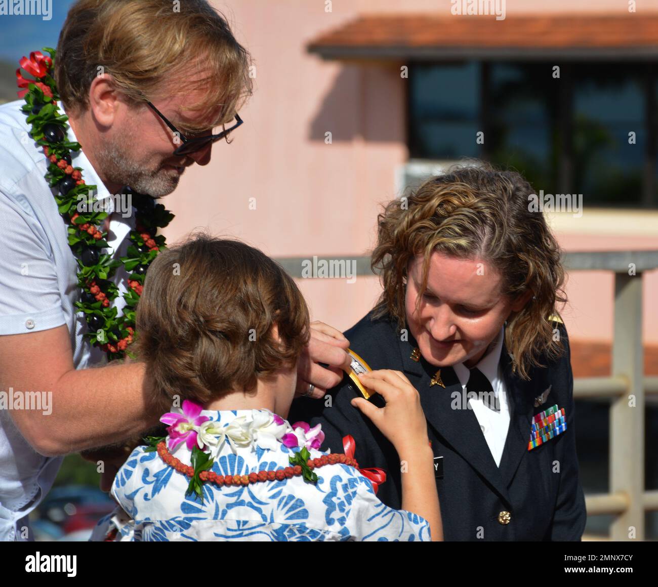 Congratulations to Col. Kara-Marie Delaney on her promotion Stock Photo ...