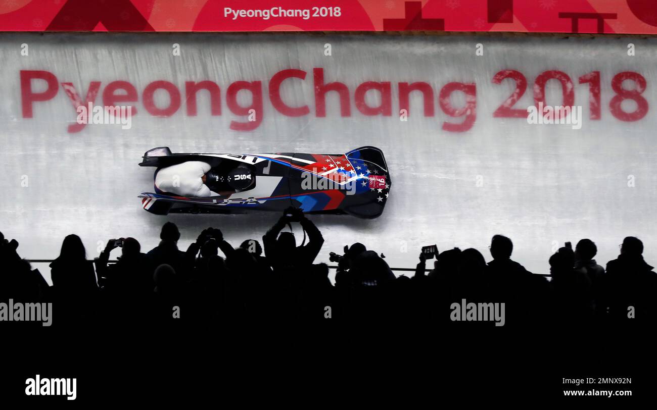 Driver Nick Cunningham and Hakeem Abdul-Saboor of the United States ...