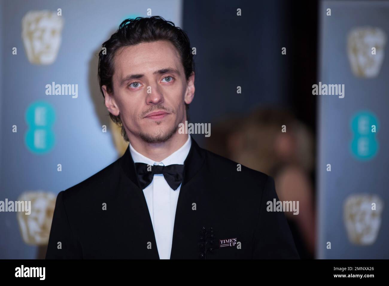 Sergei Polunin poses for photographers upon arrival at the BAFTA Film ...