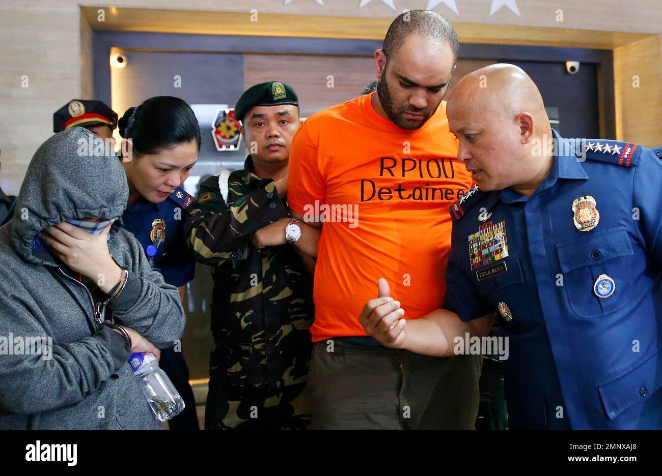 Philippine National Police Chief Gen. Ronald Dela Rosa talks to Anabel ...