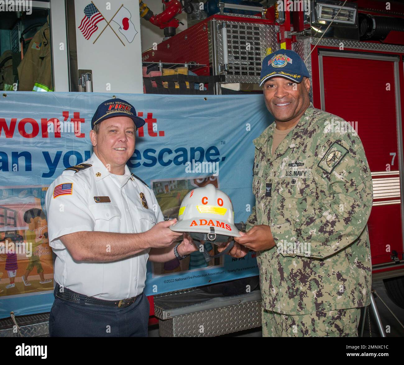 Jared Whittemore, fire chief at Commander Navy Region Japan (CNRJ) Fire ...