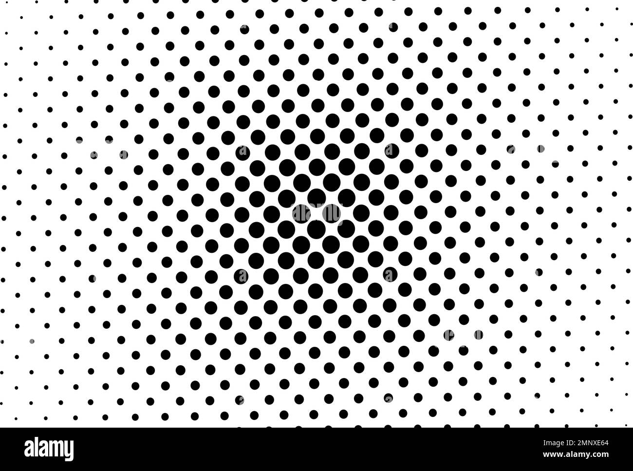 Dotted gradient halftone background. Horizontal seamless dotted pattern in pop art style ...