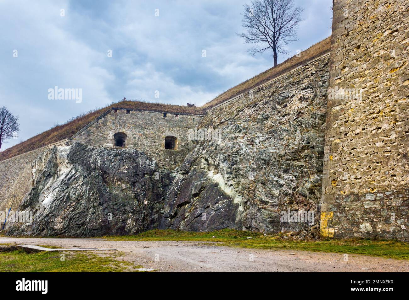 Walls of defence fortress Klodzko in Poland Stock Photo - Alamy