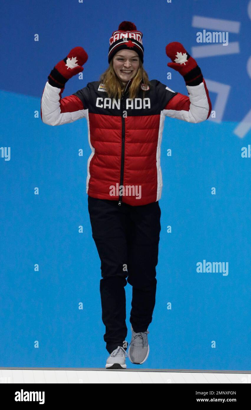Bronze medalist in the women's 1500 meters short track speedskating Kim ...