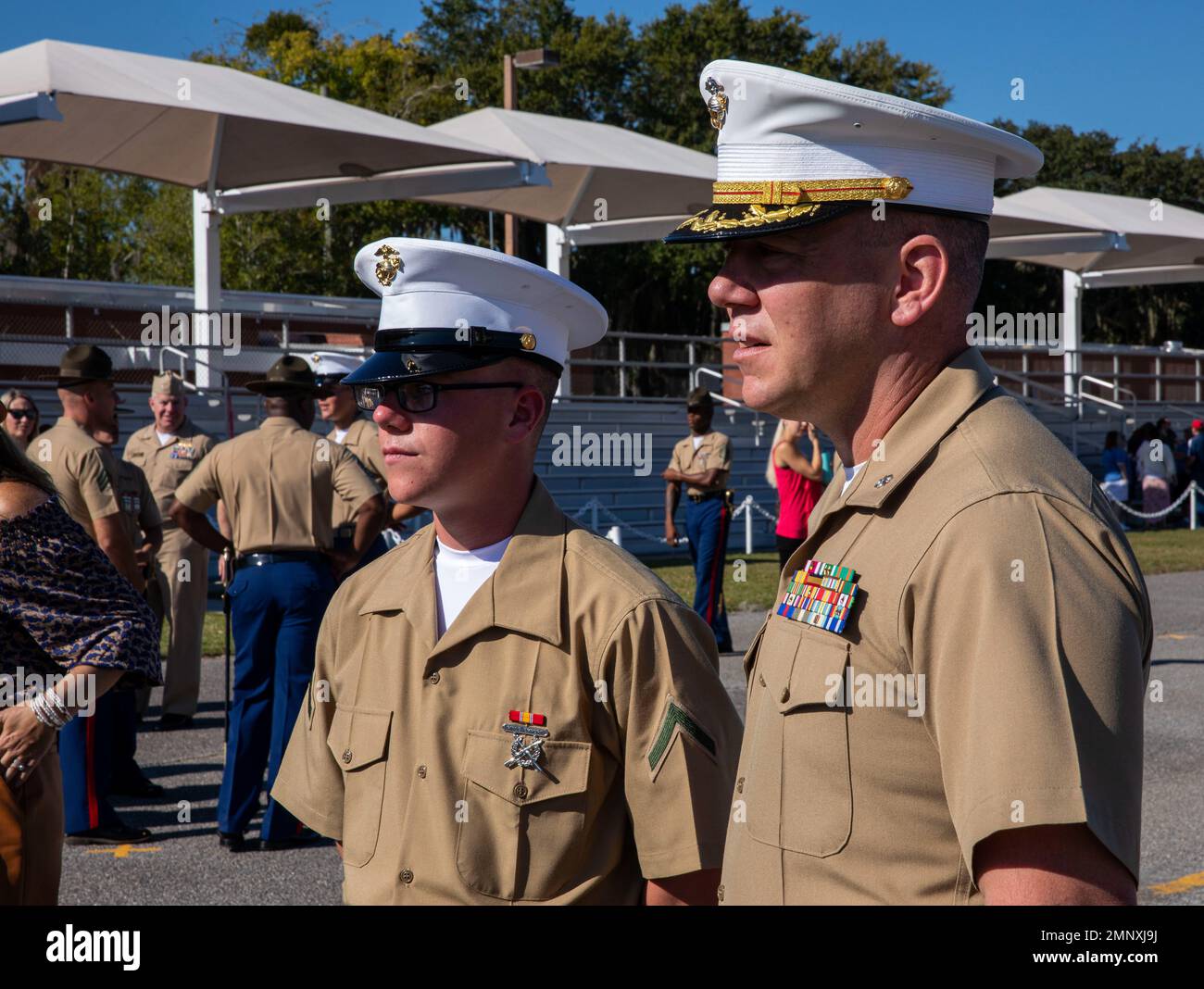 U.S. Marine Corps Lt. Col. Matthew A. Lamb, Recruit Training Regiment ...
