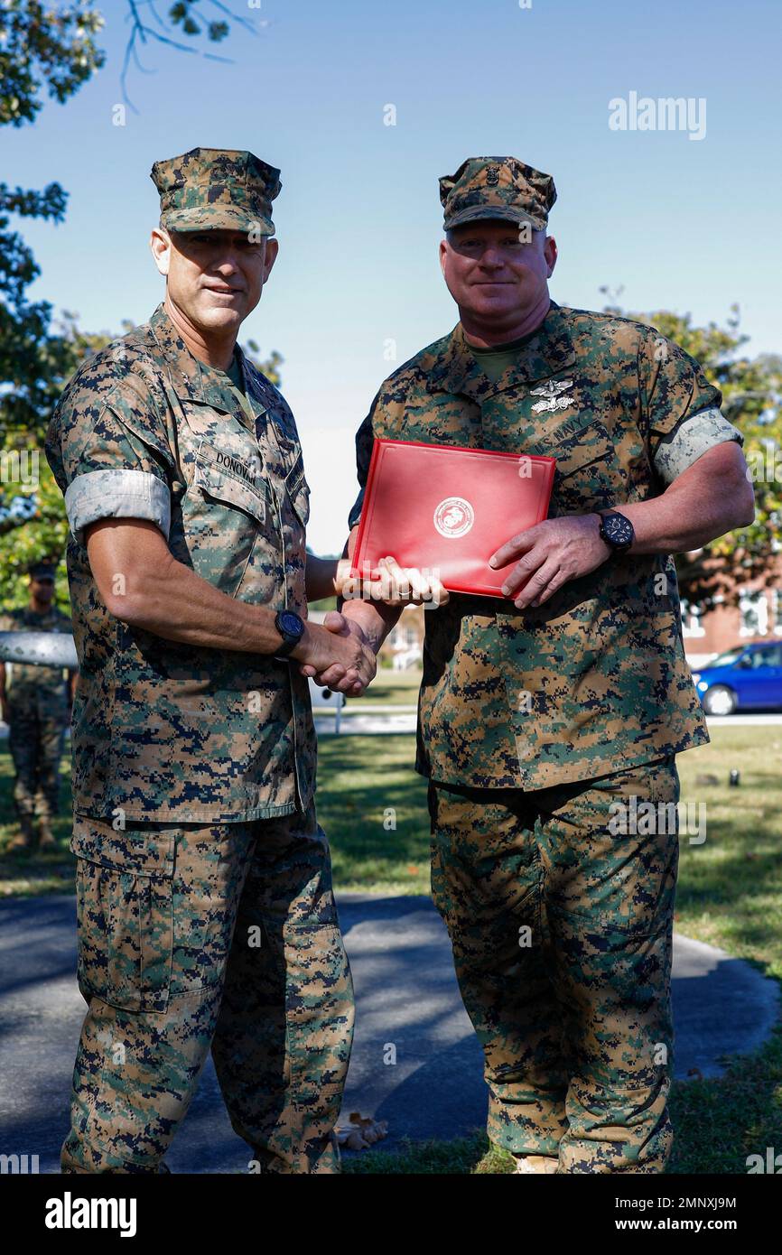 U.S. Navy Command Master Chief Scottie Cox, command master chief of 2d ...