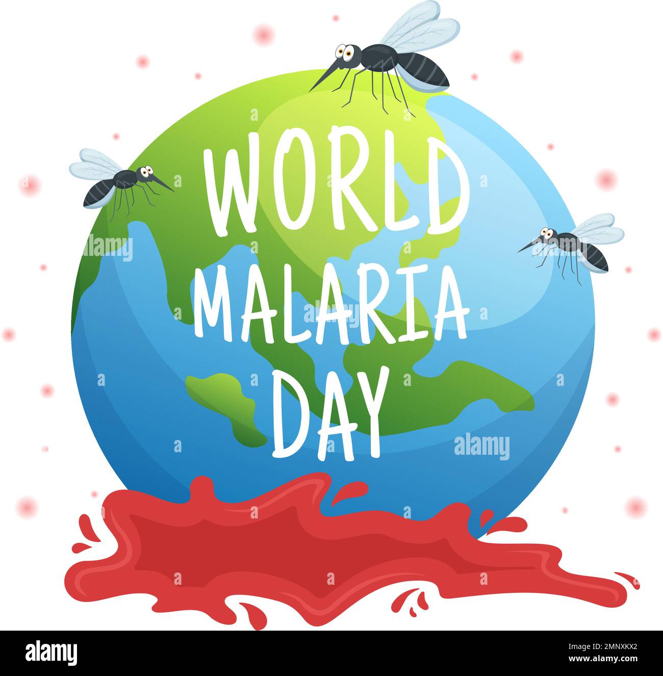 Malaria parasite in blood Stock Vector Images - Alamy
