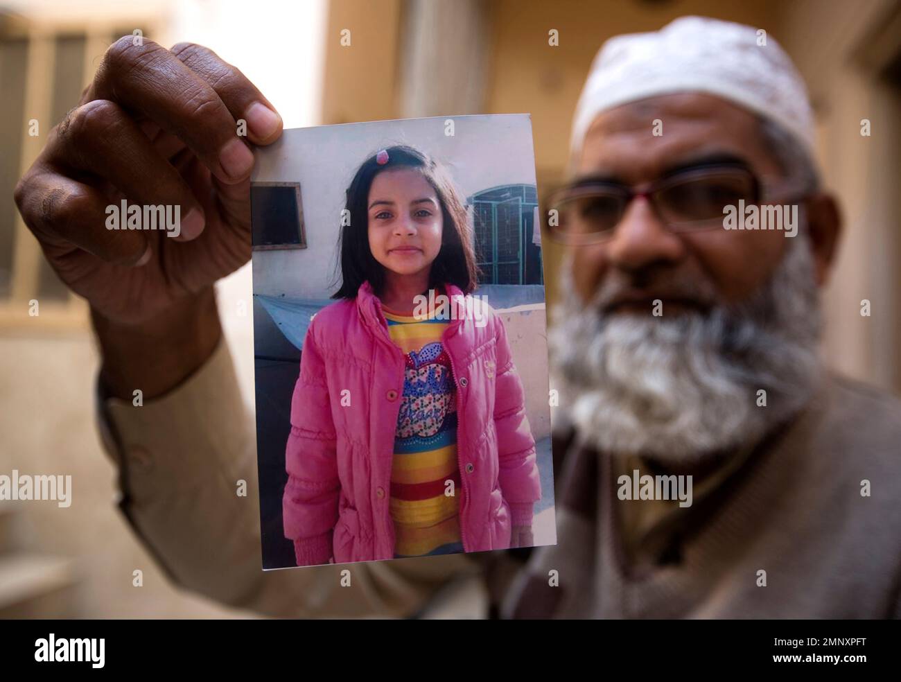 FILE - In this Thursday, Jan. 18, 2018, file photo, Mohammed Amin shows ...