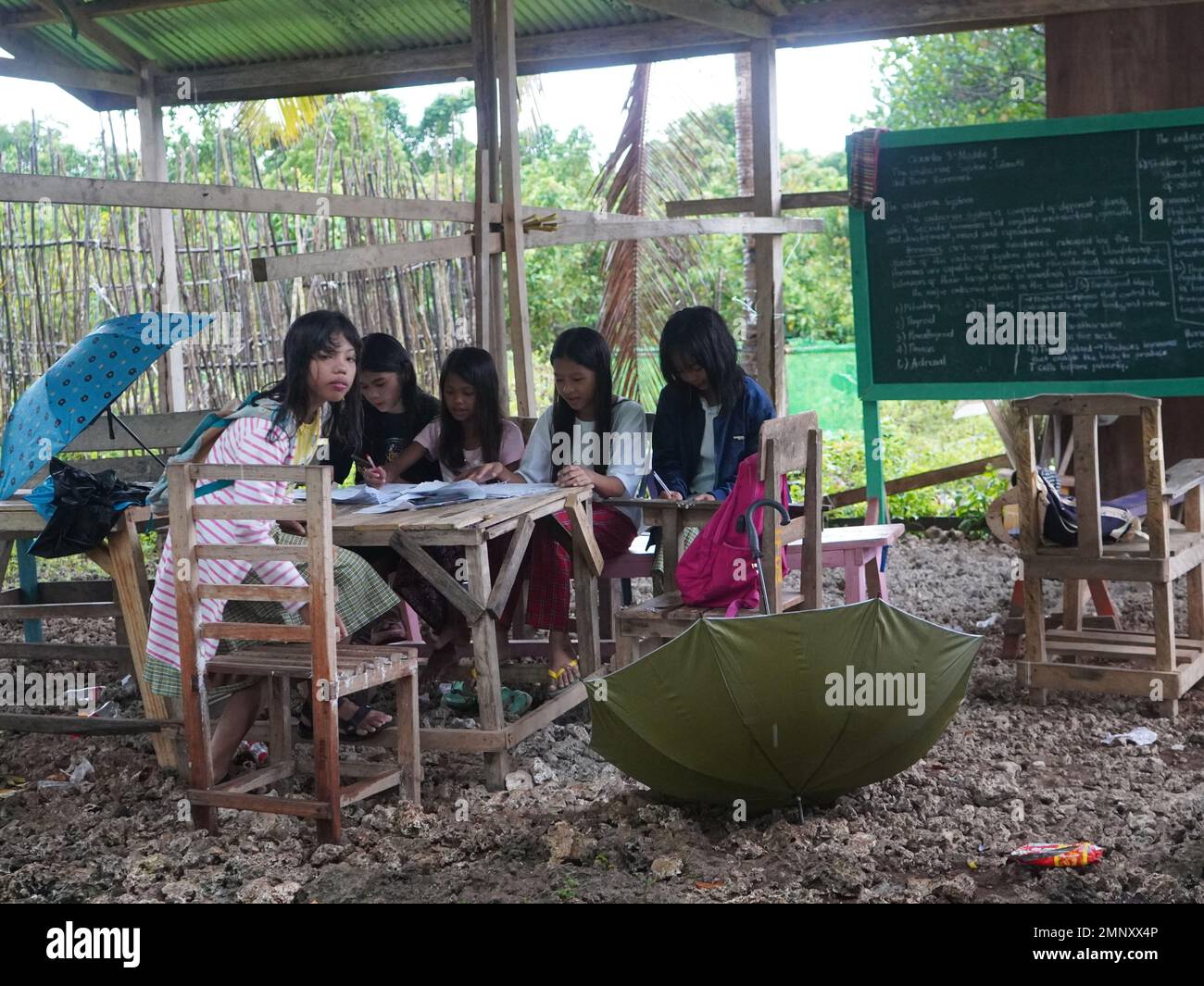 Marabon, Balabac, Philippines. 31st Jan, 2023. Despite of heavy rains ...
