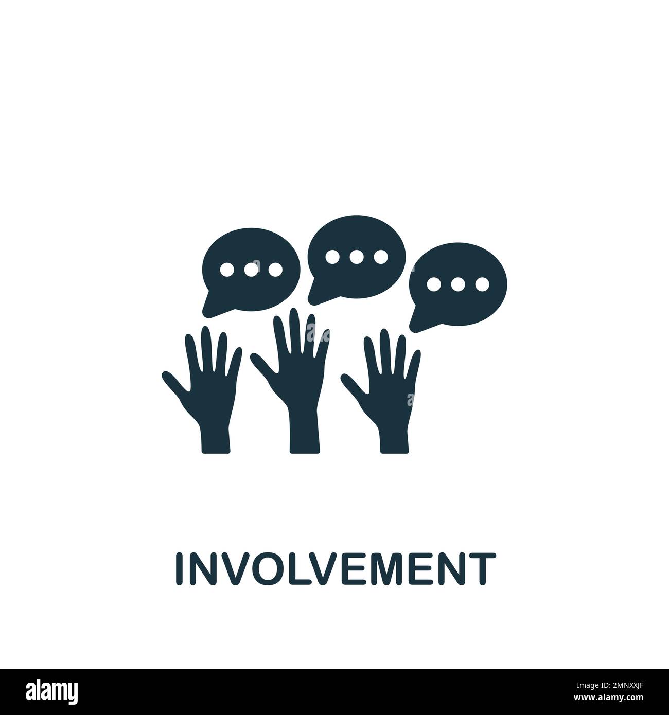 Community involvement symbol Stock Vector Images - Alamy