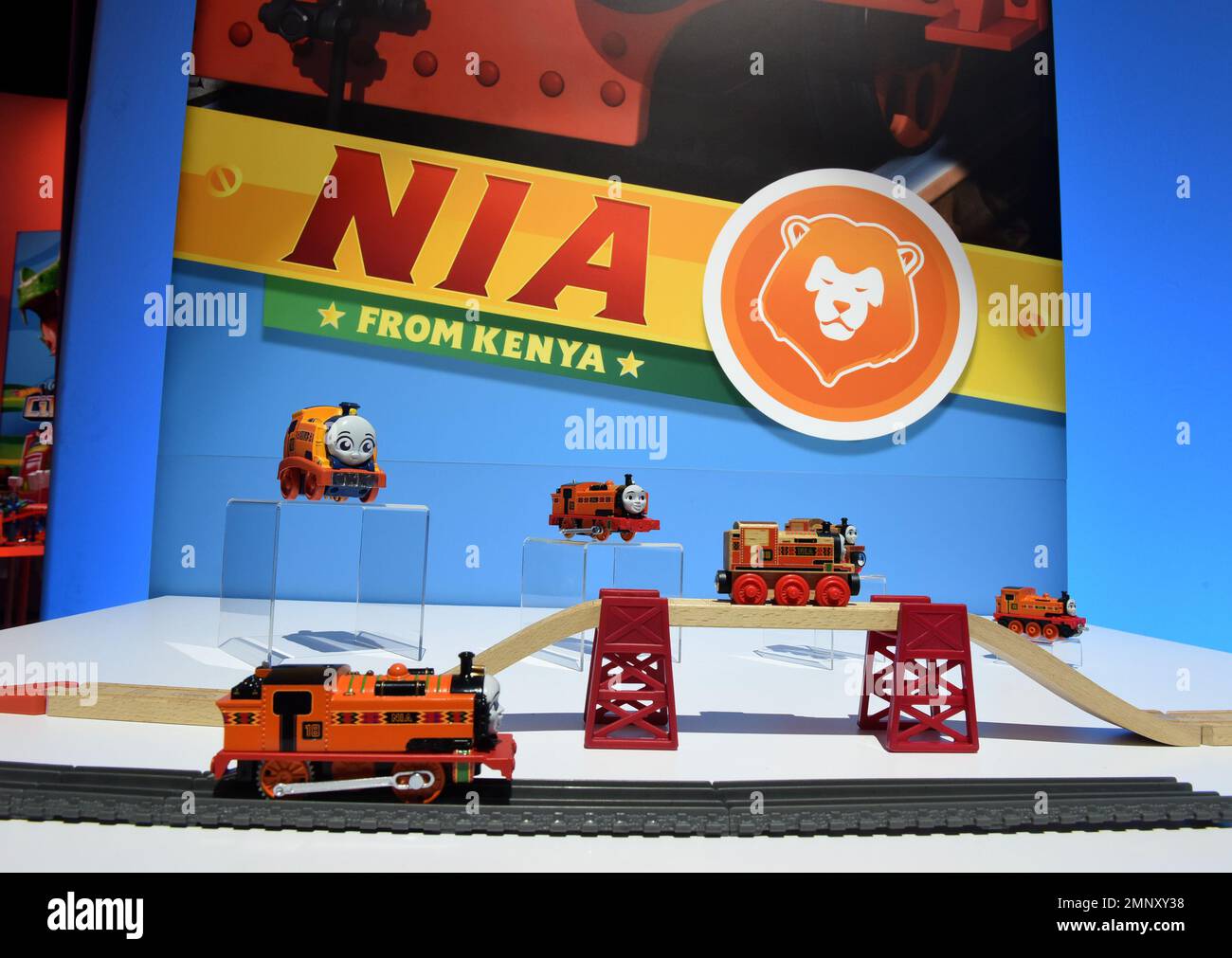 Mattel showcases the first toys of the Thomas & Friends engine Nia at ...