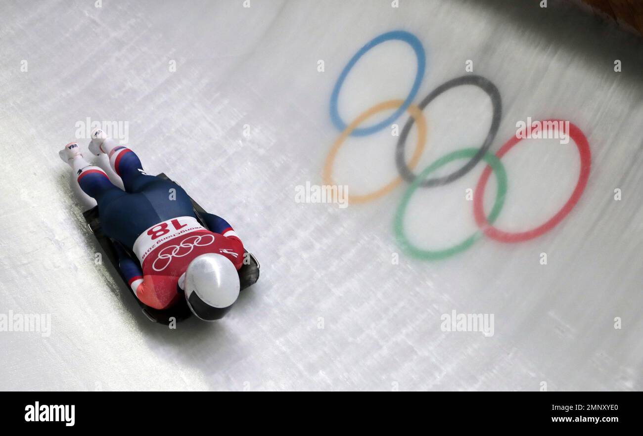 Kendall Wesenberg of United States takes a curve on her second run ...
