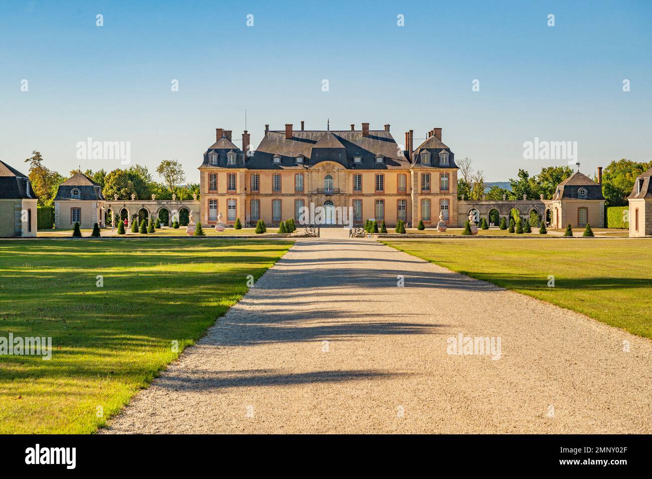 The castle Château de La Motte-Tilly in La Motte-Tilly in the Seine ...