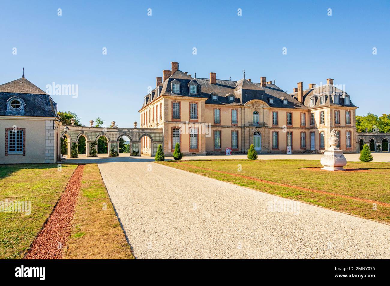 The castle Château de La Motte-Tilly in La Motte-Tilly in the Seine ...