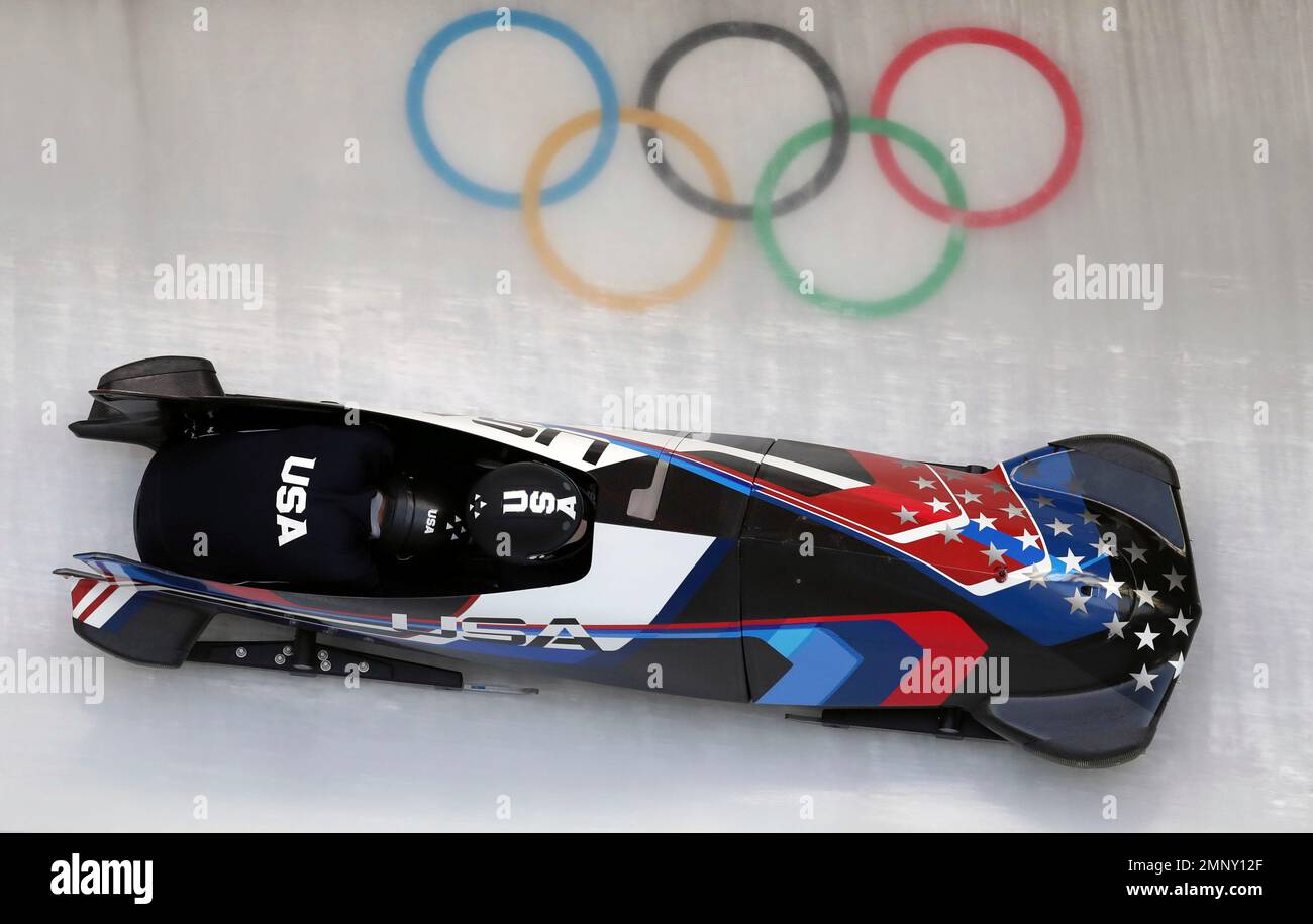 Driver Nick Cunningham and Hakeem Abdul-Saboor of the United States ...