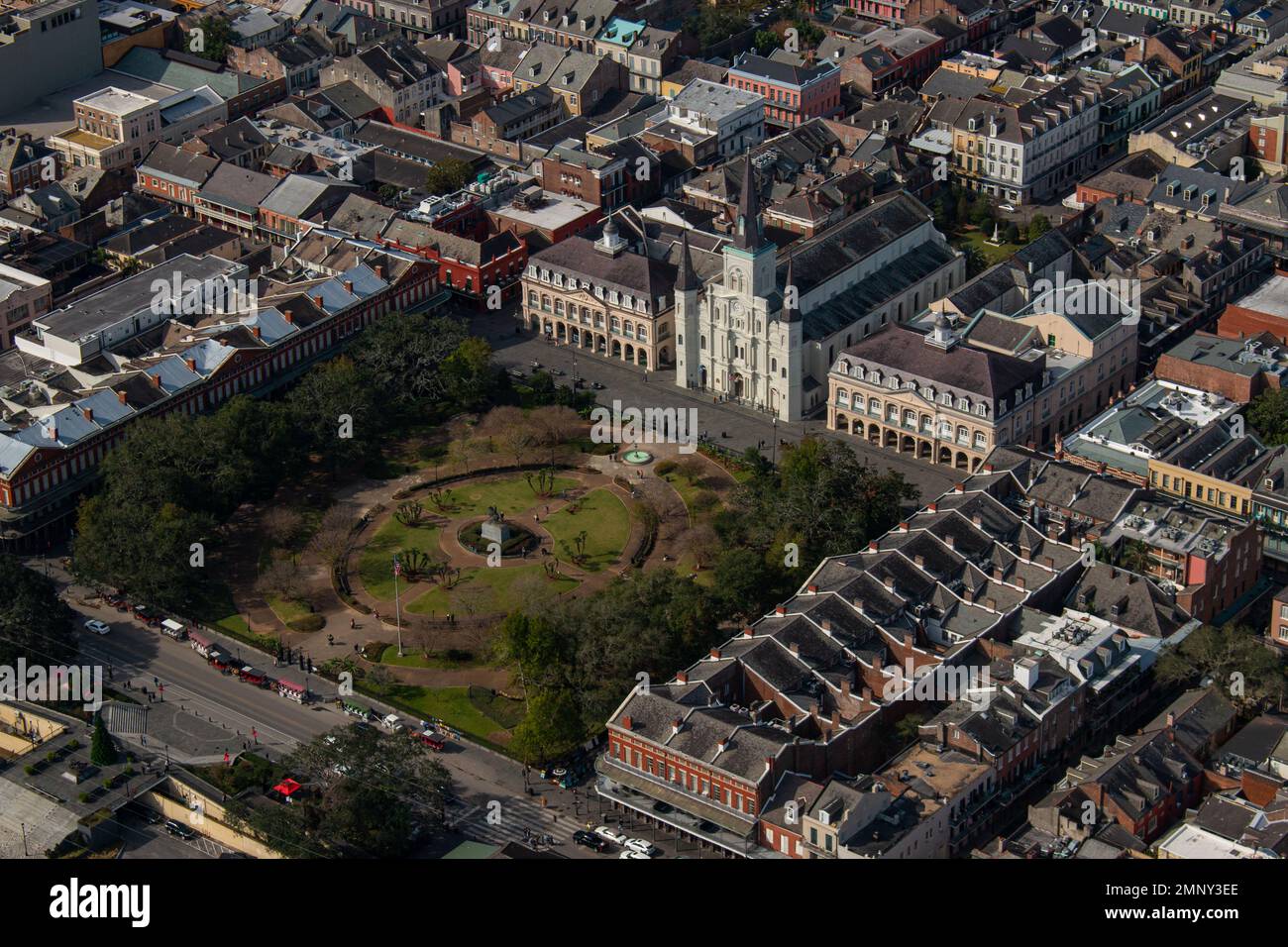 New Orleans, Louisiana, US, January 10th2022. French Quarter and ...