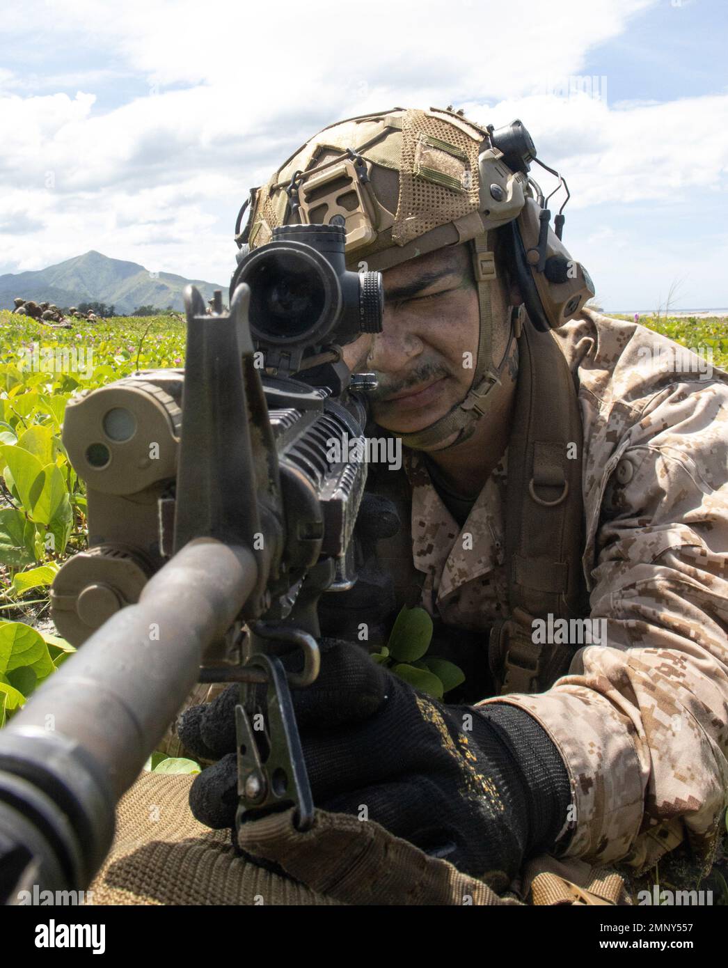 U.S. Navy Hospital Corpsman 3rd Class Jacob Fimbres with Battalion ...