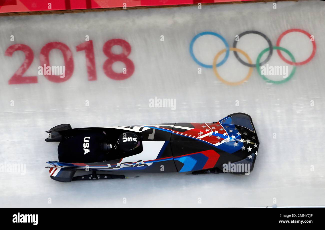 Driver Nick Cunningham and Hakeem Abdul-Saboor of the United States ...