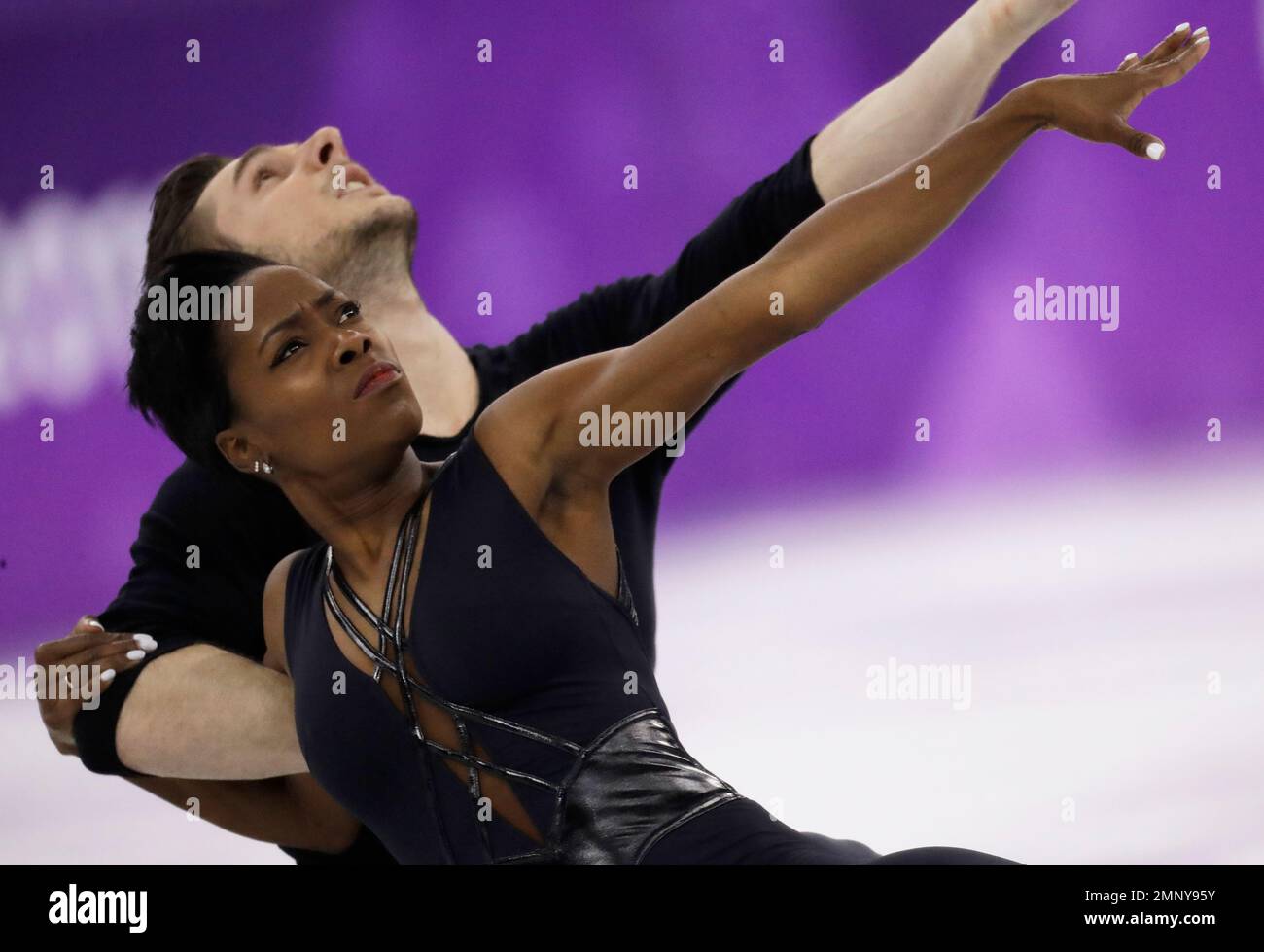 Vanessa James and Morgan Cipres of France perform in the pairs free ...