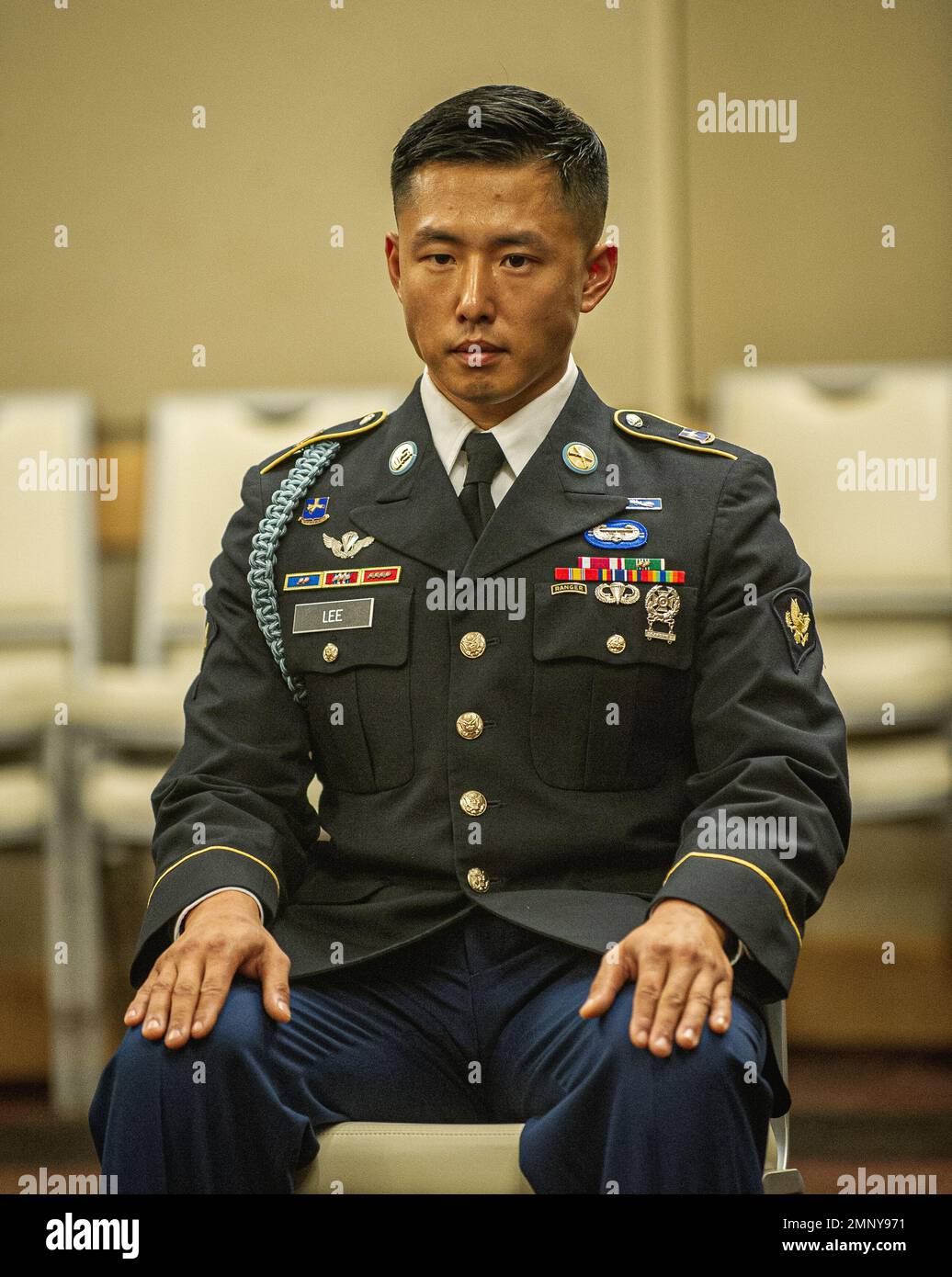 U.S. Army Spc. Liam Lee, assigned to U.S. Army Forces Command ...