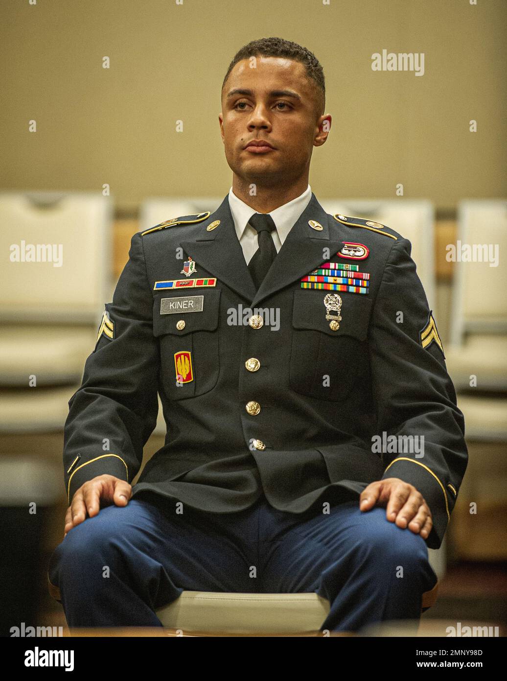 U.S. Army Cpl. Jared Kiner, assigned to U.S. Army Forces Command ...