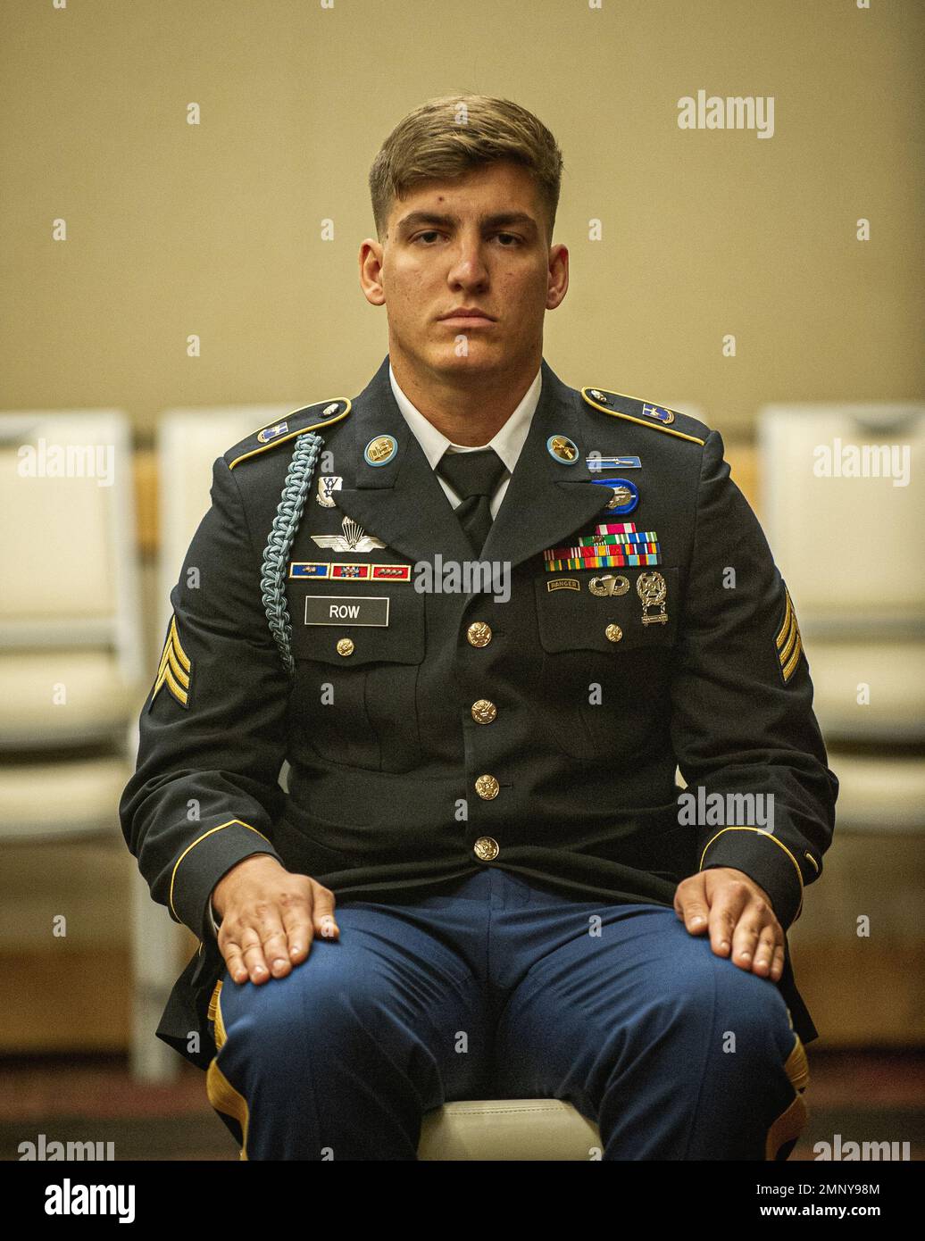 U.S. Army Sgt. Andrew Row, assigned to U.S. Army Forces Command ...