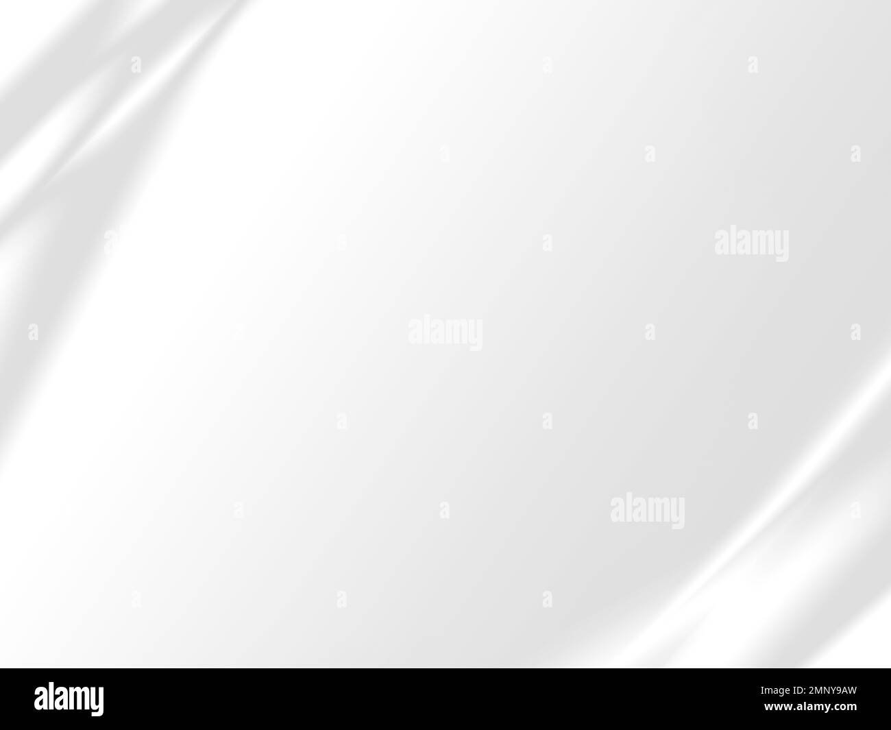 White silk background with drapes on the corners. Luxury background ...