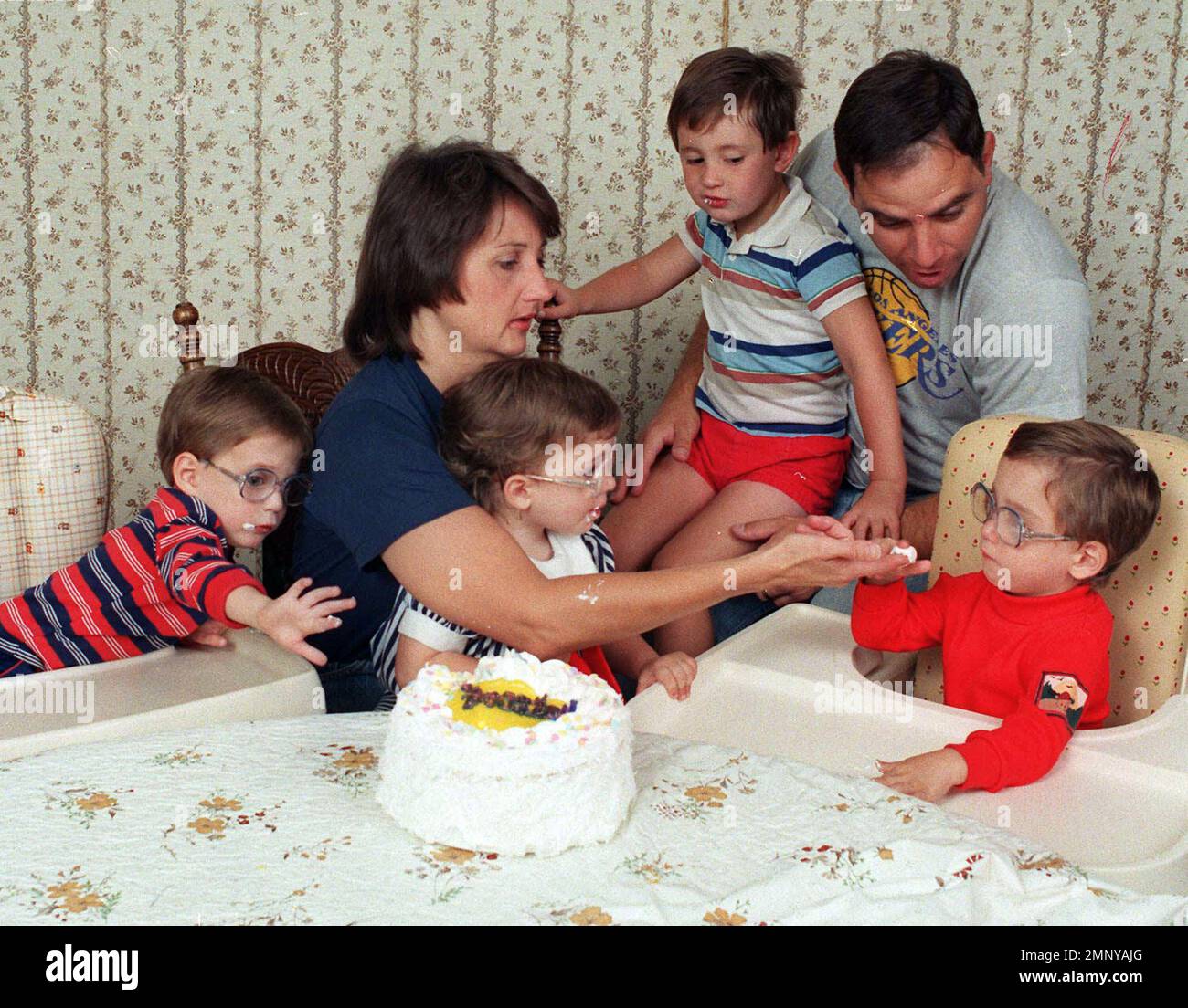 FILE - In this May 21, 1988 file photo, the three surviving Frustaci ...