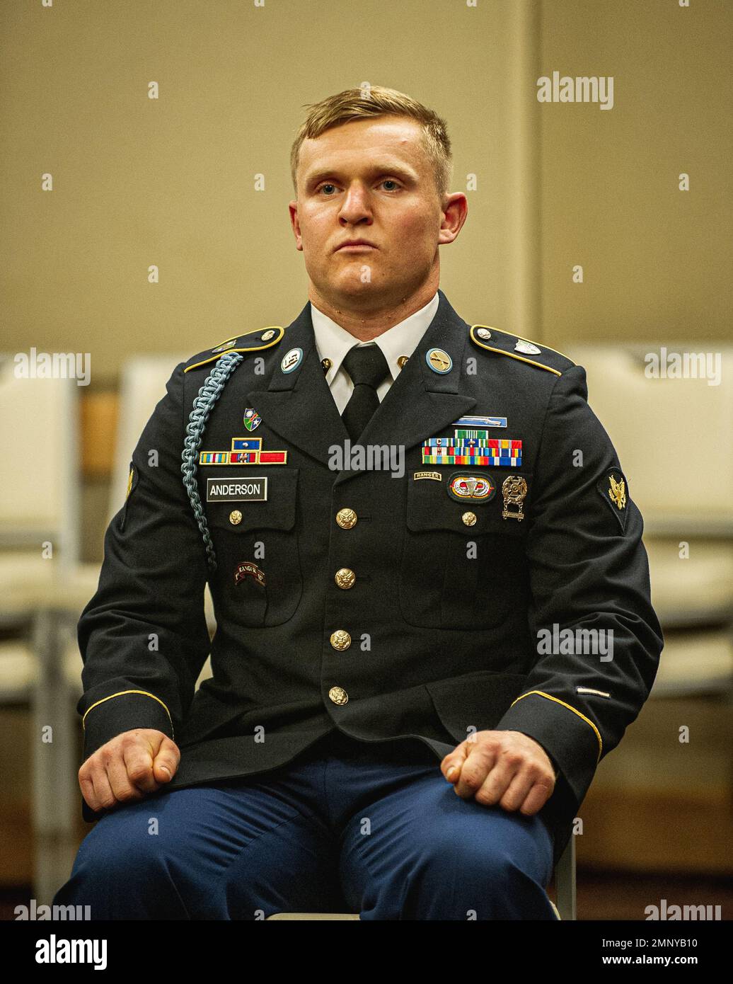 U.S. Army Spc. Coy Anderson, assigned to the U.S. Army Special ...